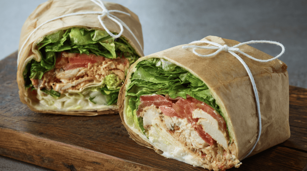 Wrap de pollo: receta sencilla - La Gaceta de Nutrición